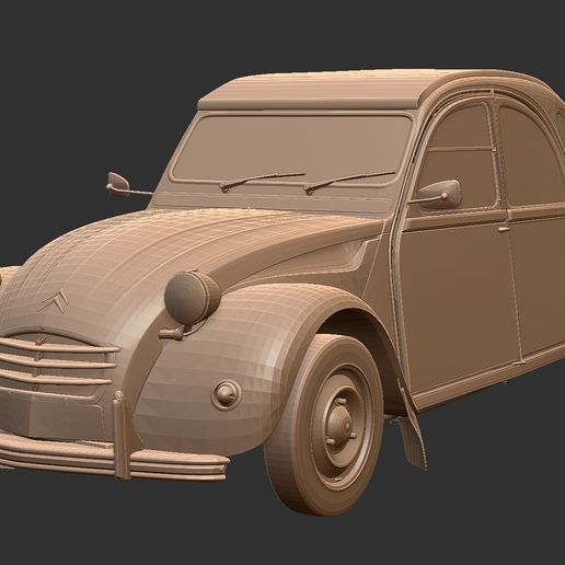 🐌 Citroën 2CV - French Lifestyle Icon & "Tin Snail" High-Detail 3D ...