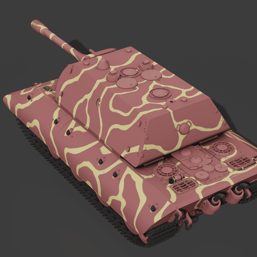 🪖 E-100・ 3D File for 3D printing・Cults
