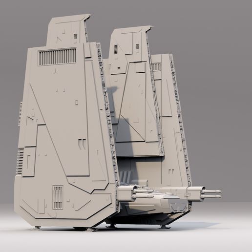 3D file Star Wars Command Shuttle ⭐ ・3D print object to download・Cults