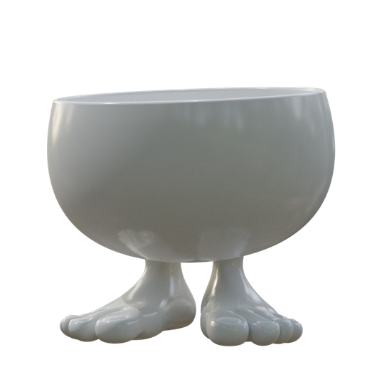 🥣 THE BOWL WITH HUMAN FEET・ STL File for 3D printing・Cults
