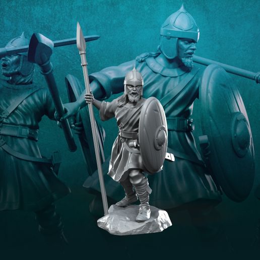 3D file 6x Visigoths on foot | Visigoths | Historical 🦶 ・3D printing ...