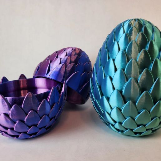 🐉 Articulated Dragon Egg Container - 3D Printable Fidget Toy・Free STL ...