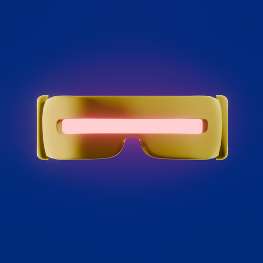 🥽 Accurate Cyclops Visor / X-Men 97' Series・ STL File for 3D printing・Cults