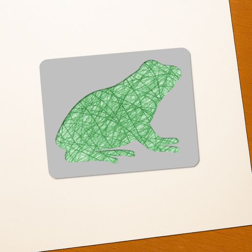 frog stencil