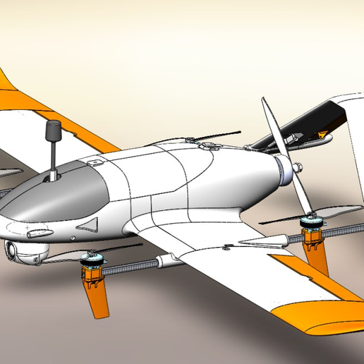 🛩️ FPV VTOL airplane AdeleX-10・ 3D File for 3D printing・Cults