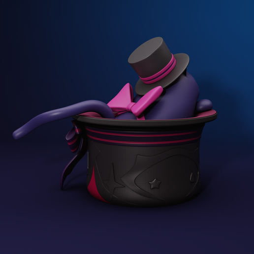 🐱 Lyney cat | Genshin Impact・Free 3D File for 3D printing・Cults