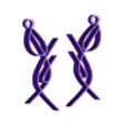 Free STL file Squiggle people earrings・Design to download and 3D print ...