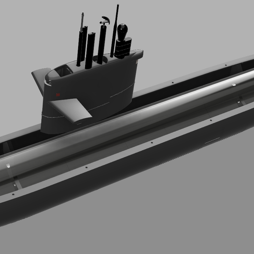 👽 Zwaardvisklasse / Swordfish class Submarine for RC scale 1/50・ 3D ...