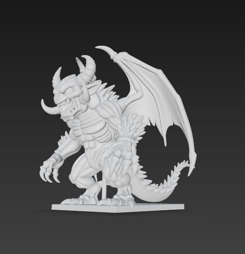 👹 Ruling Terror - Winged Demon Lord 3D Print Model・ STL File for 3D ...