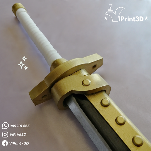 🗡️ Derflinger Sword・ STL File for ・Cults