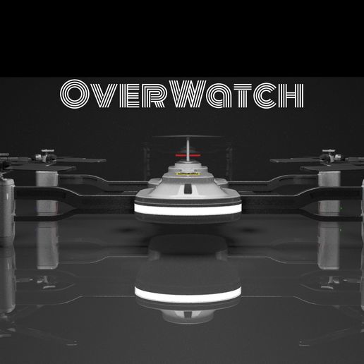 ️ The OVERWATCH Drone・ STL File for ・Cults