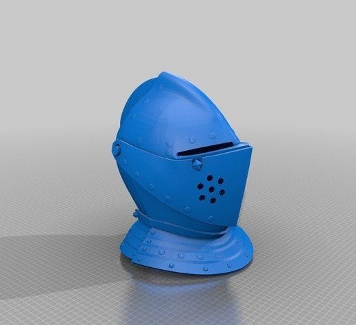 🪖 MEDIEVAL KNIGHT HELMET・Free STL File for 3D printing・Cults