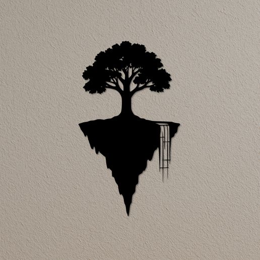 🎨 Floating Roots XL Wall Art – 3D Printable Decor・ STL File for 3D ...