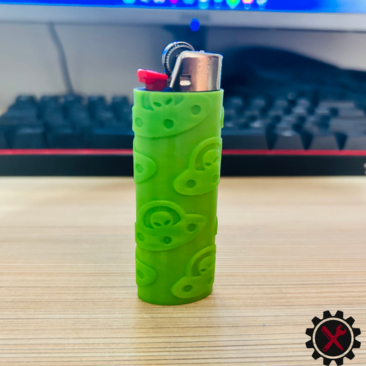 🛸 Bic ufo alien lighter case・ STL File for 3D printing・Cults