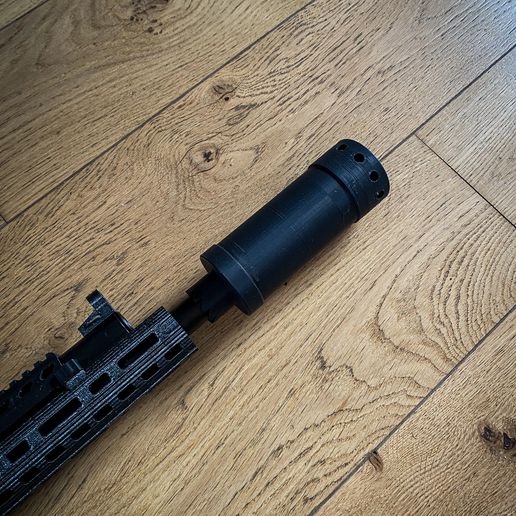 🔫 saiga dtk silencer style・ STL File for 3D printing・Cults