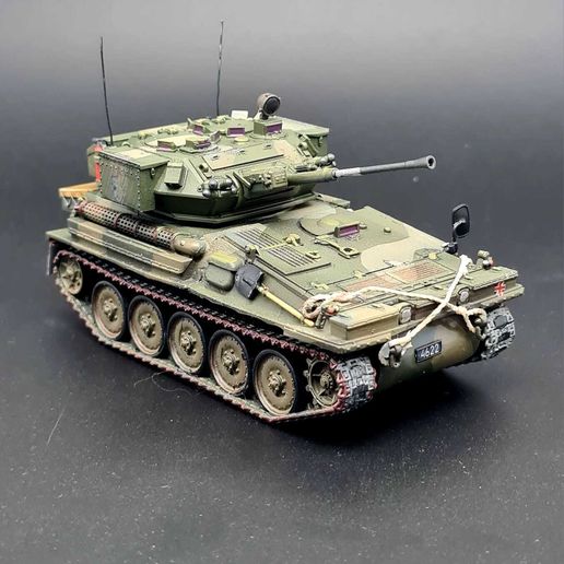 🥶 Scimitar FV-107 CVR(T) (UK, Cold War) (1:56 and 1:100 scale)・ 3D File ...