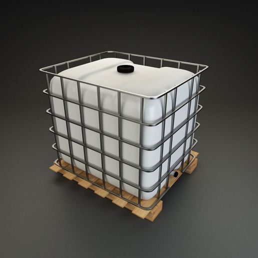 STL-Datei Water Tank and Pallet 3D Model - Industrial STL 🚰 ・3D ...