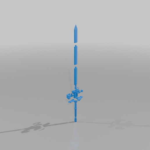 🗡️ Illisi Mk V Blaze Force Sword・Free STL File for 3D printing・Cults