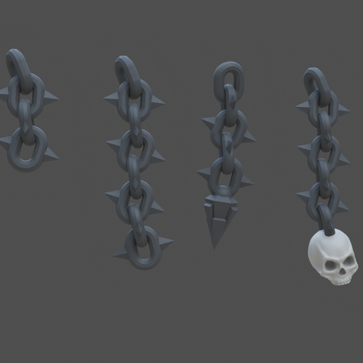⛓️ Grimdark Chains・ STL File for 3D printing・Cults