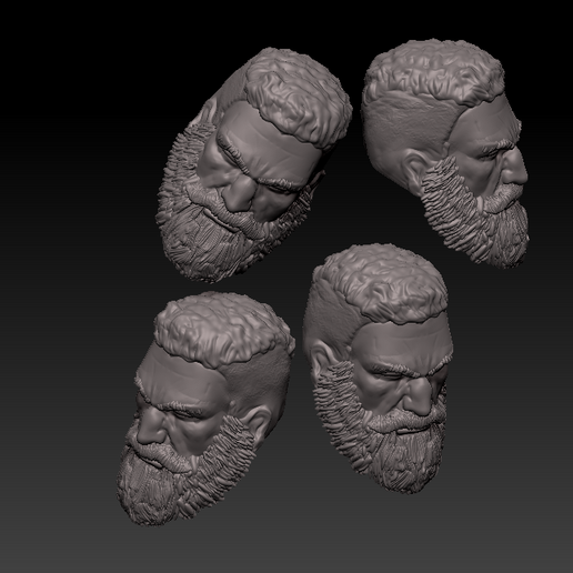 STL file gi joe classified head marvel legends indigo man scale 1/12 👨 ...