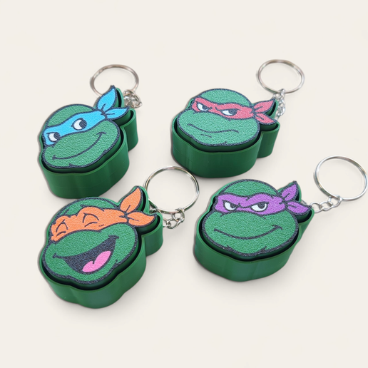 🥷 TMNT – Teenage Mutant Ninja Turtles Clicker Pack・ 3MF File for 3D ...