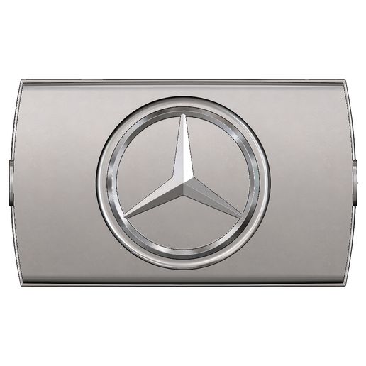 🚗 Front grille Mercedes logo 300SL gullwing sculpture weight 3D print ...