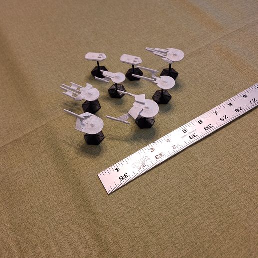 3D printing FASA Federation Ships: Star Trek starship parts kit ...