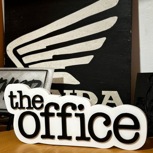Free 3MF file The office sign 🏢 ・Template to download and 3D print・Cults