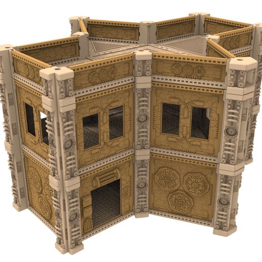 💂 The outpost - Full Biome - 700 Buildings + Bases & Accessories・ 3D ...