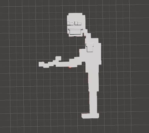 👨 william afton purple man purple guy 8 bits・ STL File for 3D printing ...