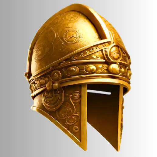 STL file Ornate Golden Helmet 🪖 ・3D printing idea to download・Cults