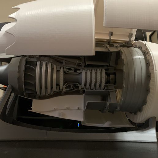 3D printing High Bypass Engine Nacelle・Cults