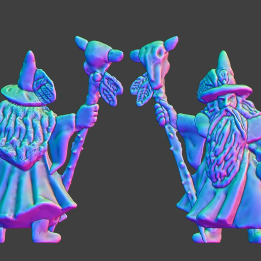 STL file Occult Wizard 🔨 ・Model to download and 3D print・Cults