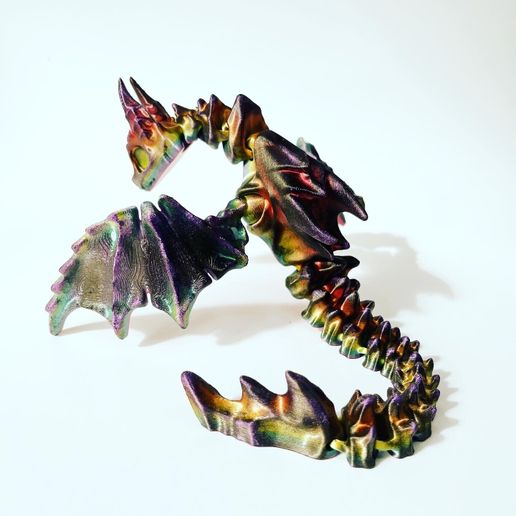 🐉 Articulated Death Wish Spirit・ STL File for ・Cults