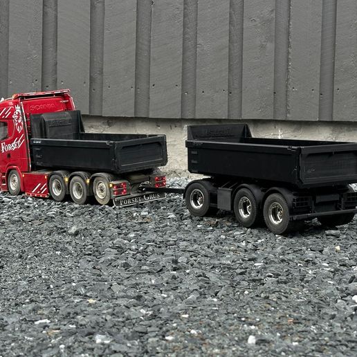 🚐 1/14 Trio trailer norwegian style・ STL File for 3D printing・Cults