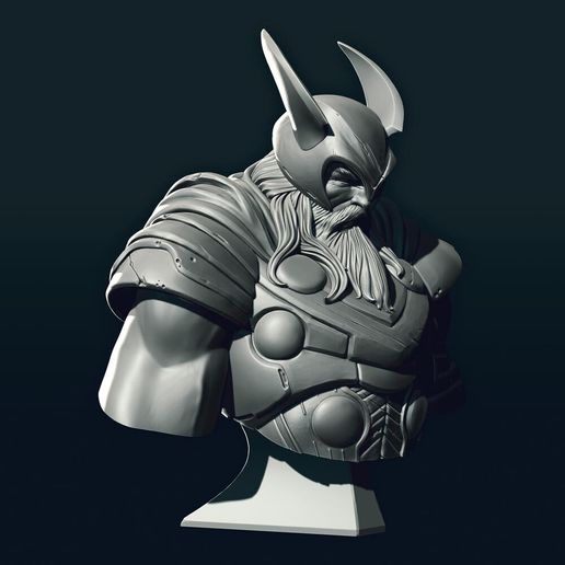 👴 Old King Thor Stl File for 3D Printing・ 3D File for 3D printing・Cults