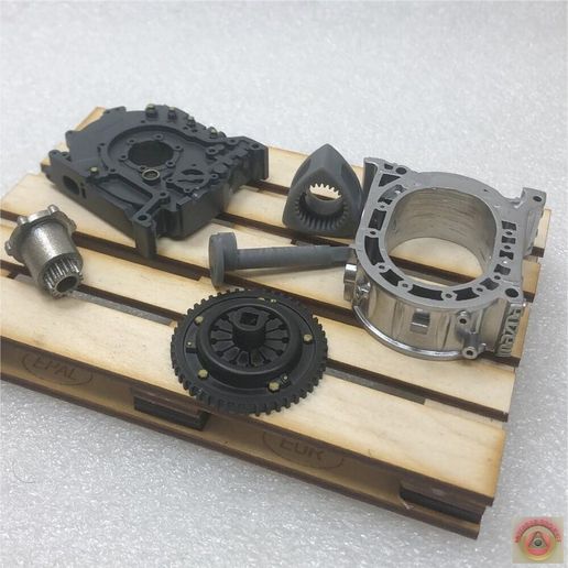 🚗 MAZDA WANKEL SINGLE ROTOR - ROTARY ENGINE・ STL File for ・Cults