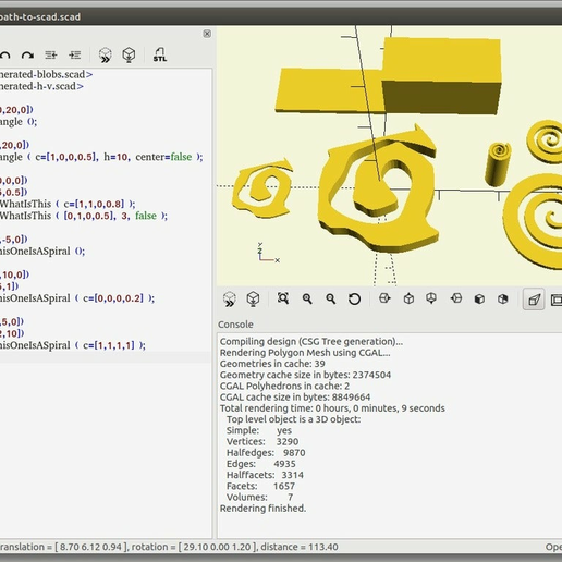 Download free SCAD file Convert 2D SVG to 3D SCAD models • 3D print ...