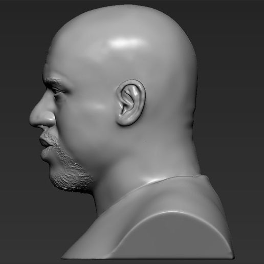 👤 Shaq ONeal bust ready for full color 3D printing・ 3D File for 3D ...
