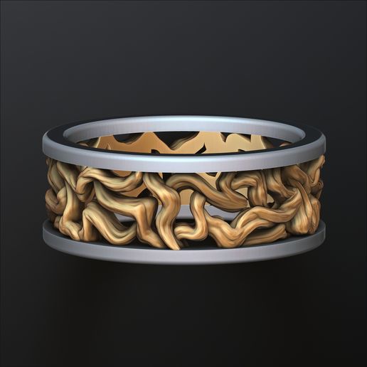 🌳 Tree Branches Ring 3D print model・ 3D File for 3D printing and CNC ...