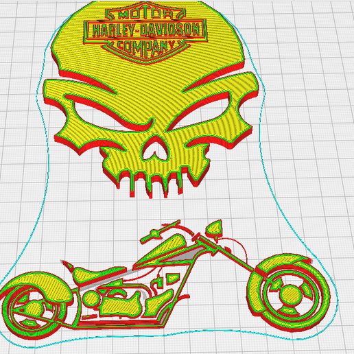 🏍️ harley davidson deco・Free STL File for 3D printing・Cults