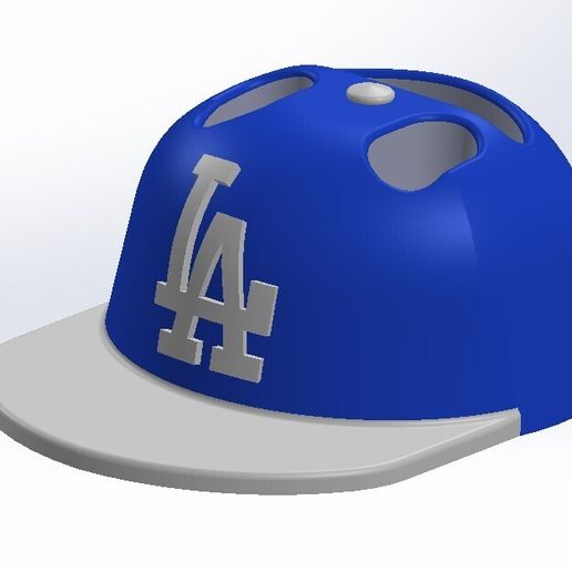 ⚾ Los Angeles Dodgers Baseball Cap Desk Organizer・Free STL File for 3D ...