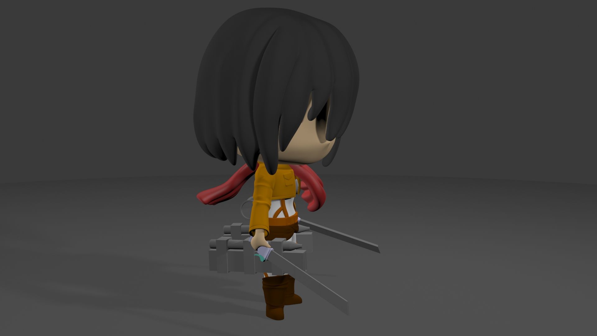 Download STL file Mikasa Ackerman • Object to 3D print • Cults