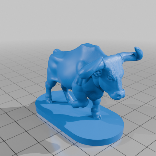 🐂 Bull (DND / TTRPG)・Free 3D File for ・Cults