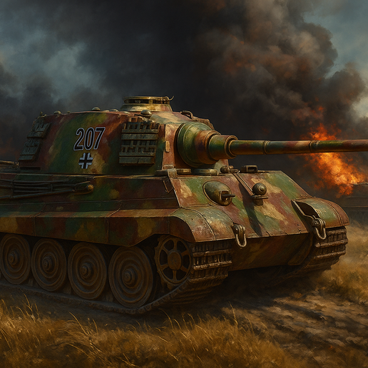 🐅 Tiger II King Tiger 3D Model STL | German WW2 Tank for 3D Printing ...