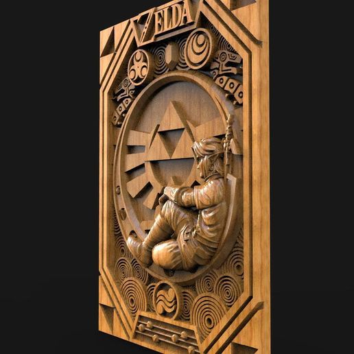 🔗 Zelda Link CNC・ STL File for 3D printing and CNC machining - Laser ...
