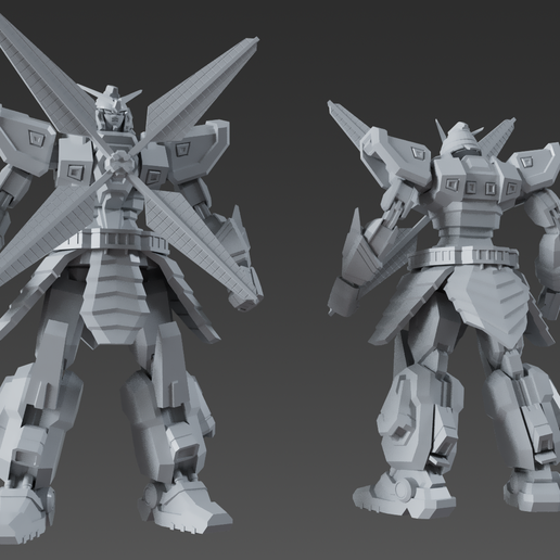 🤖 Nether Gundam Redesign 3D print model・Archivo STL para Impresión 3D・Cults