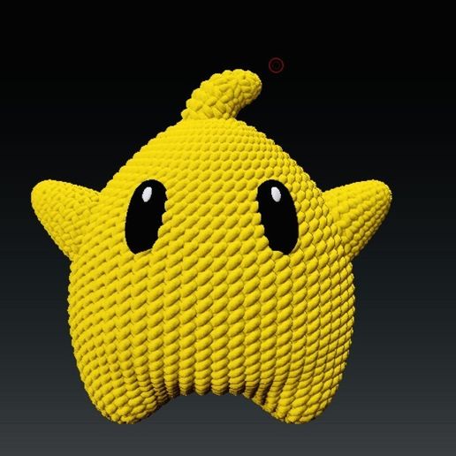⭐ Luma star crochet - knitted - super mario (Multicolor)・ STL File for ...