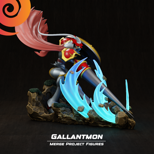 🐉 Gallantmon - Digimon・ STL File for 3D printing・Cults