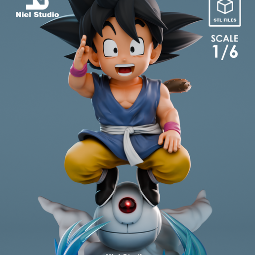 👾 Goku Giru・ 3D File for 3D printing・Cults